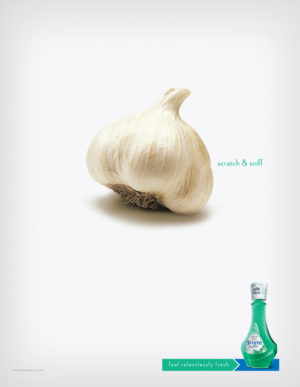 Garlic Scratch 'n Sniff | Scope - THE BIG AD