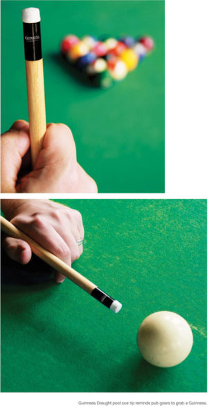 Guinness Pool Cue Tip - THE BIG AD