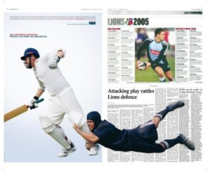 Newspaper Spread Action Ad - THE BIG AD