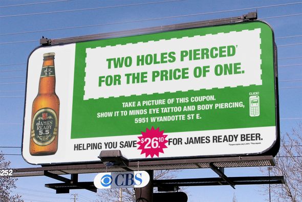 James Ready Beer Co-Marketing Billboards - THE BIG AD