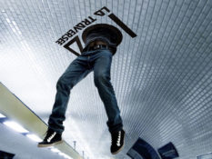 Eye-Grabbing, Unexpected Billboard | Body Falling Through Ceiling - La ...