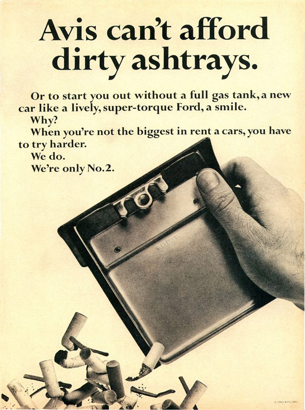 You Can't Get More Honest Than This Self-Deprecating Ad | Avis - THE BIG AD