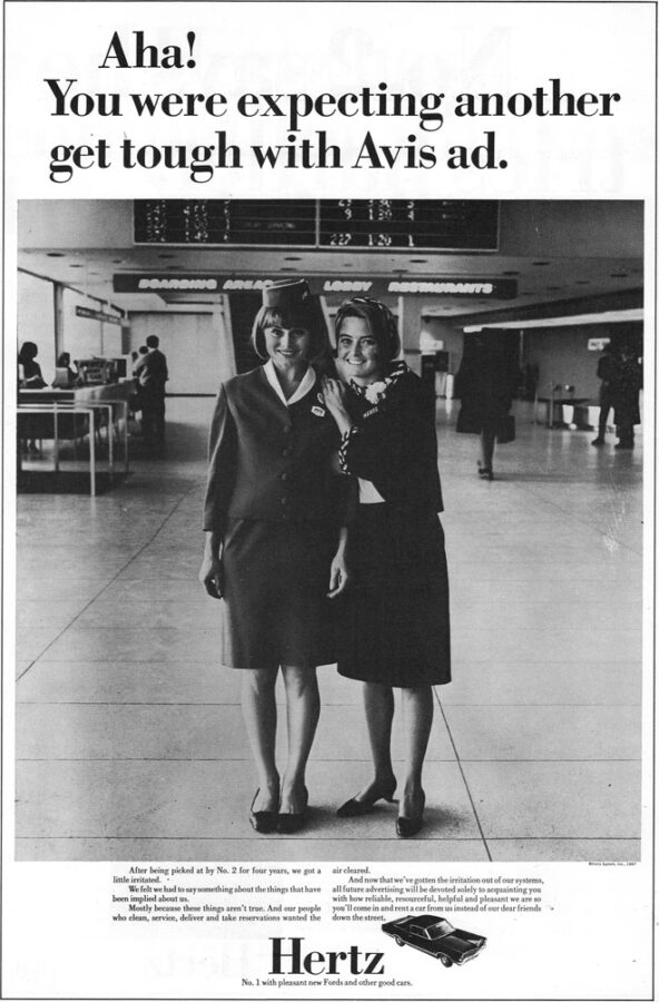 Brilliant Rebuttal to Competitors Attack Ads | Hertz vs. Avis - THE BIG AD