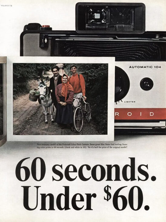 Demonstration Ad | Polaroid Instant Camera - THE BIG AD