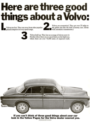 Volvo's Great Ads of the 1960s, 70s and Today - THE BIG AD
