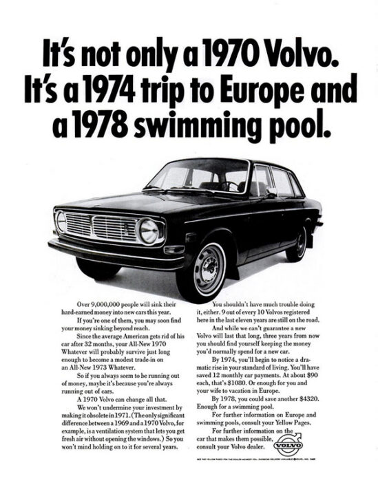 Volvo's Great Ads of the 1960s, 70s and Today - THE BIG AD
