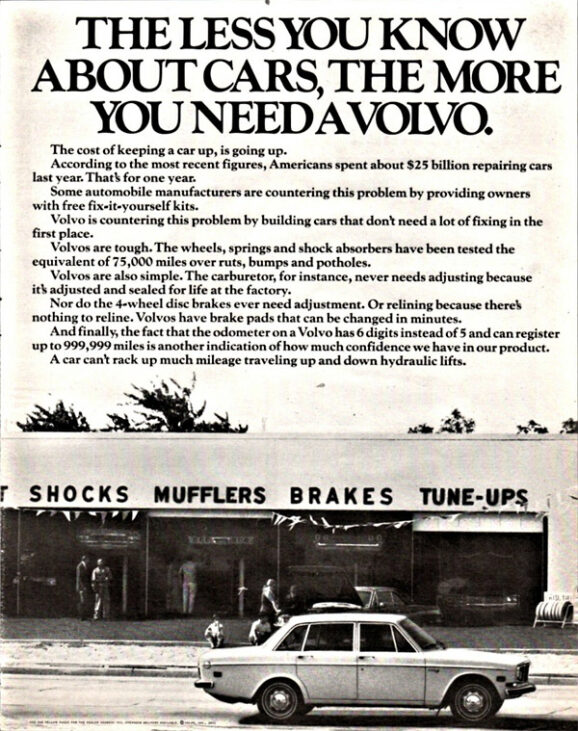 Volvo's Great Ads of the 1960s, 70s and Today - THE BIG AD