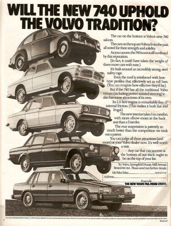 Volvo's Great Ads of the 1960s, 70s and Today - THE BIG AD