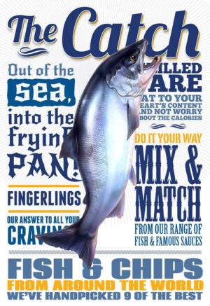 Restaurant Flyer (Poster) and Menu Design Ideas | Fish (Seafood) - THE ...