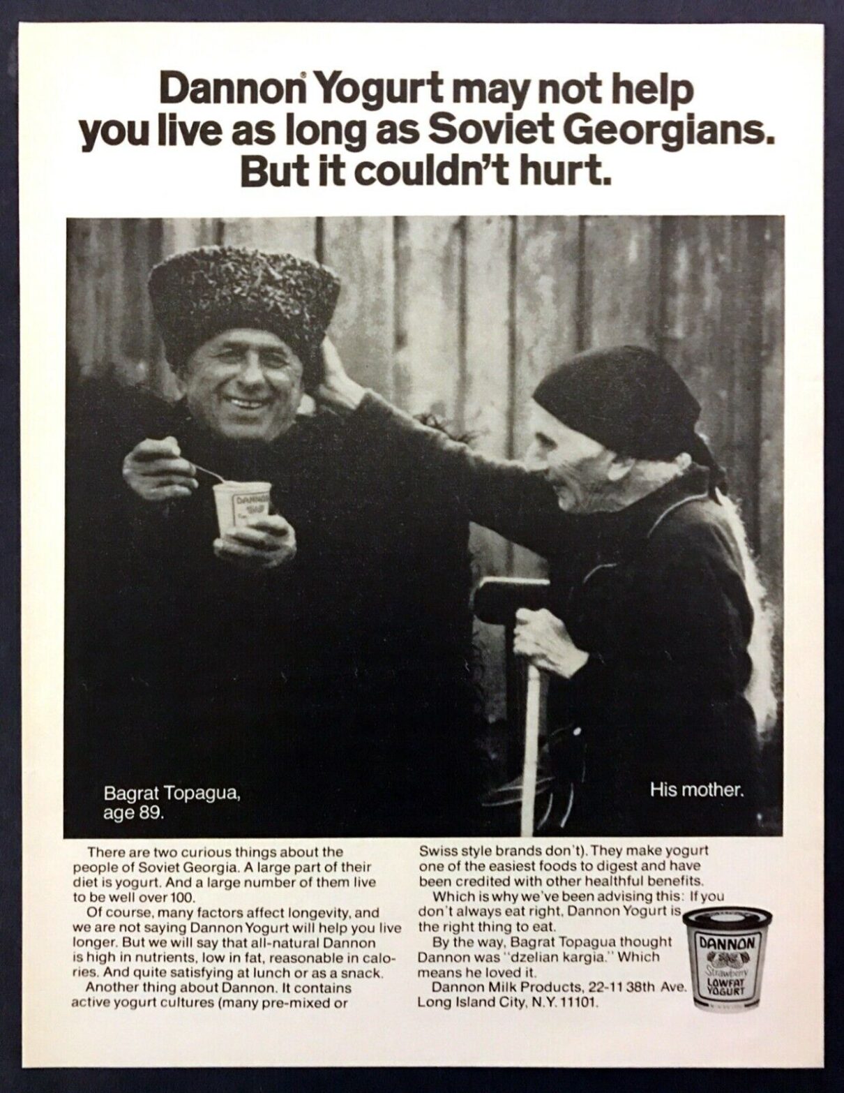 Authenticity and Credibility in Advertising Design | Dannon Yogurt ...