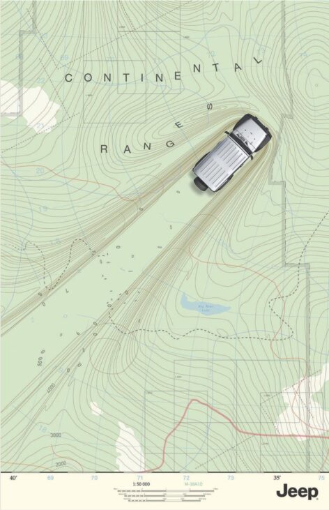 Visual Metaphor - Jeep Rugged, Adventurous, Offroad - THE BIG AD